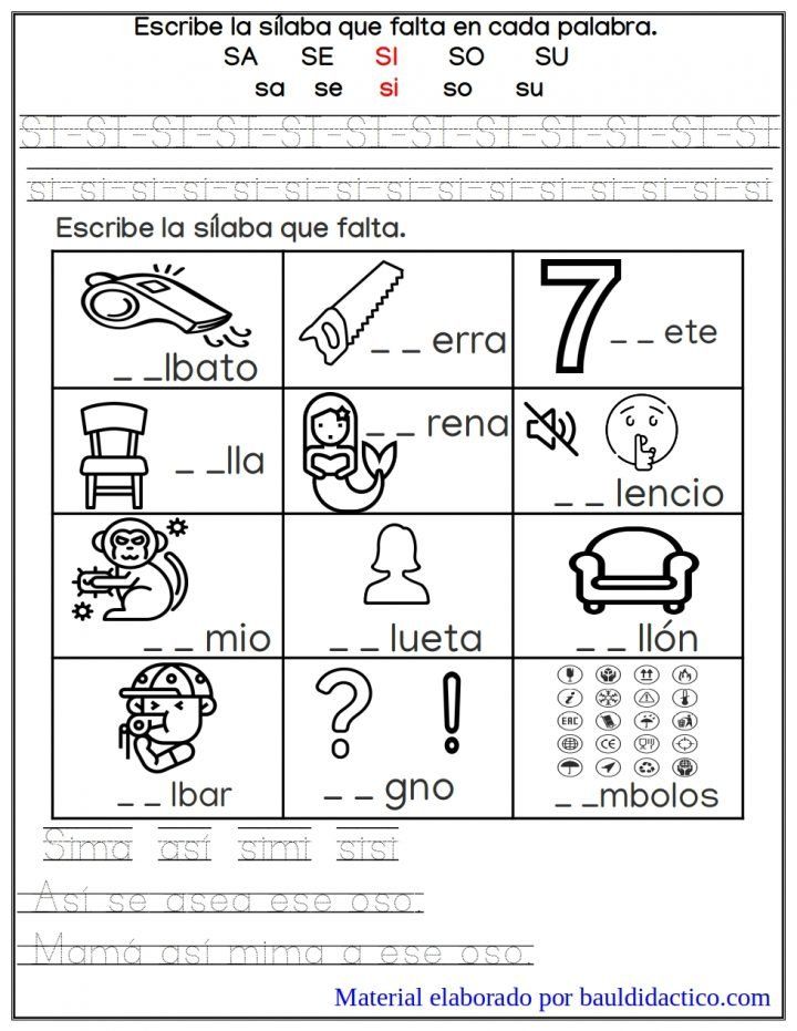 Letra S Baúl Didáctico